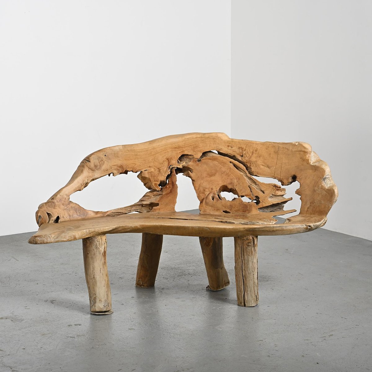 Vintage Root Bench, 1970 for sale at Pamono