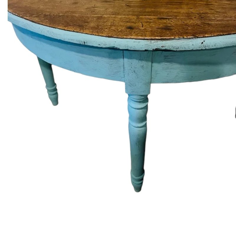 Antique Spanish Half Moon Console Table for sale at Pamono