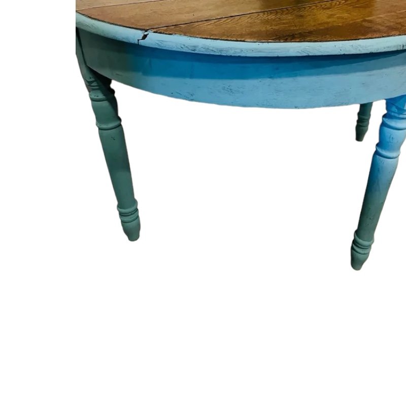 Antique Spanish Half Moon Console Table for sale at Pamono