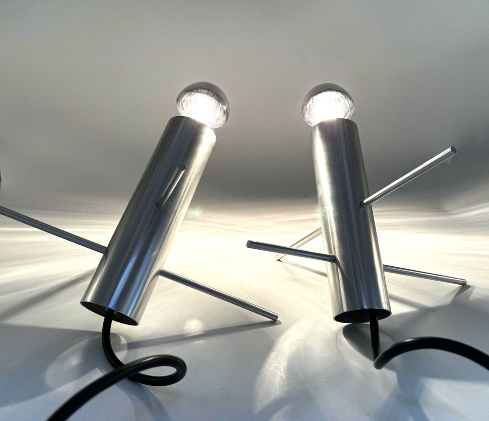 Vintage Cricket Table Lamps by Otto Wasch, Set of 2 for sale at Pamono