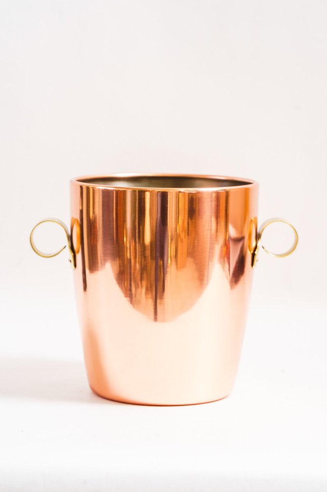 Copper Champagne Bucket, Vienna, 1950s for sale at Pamono