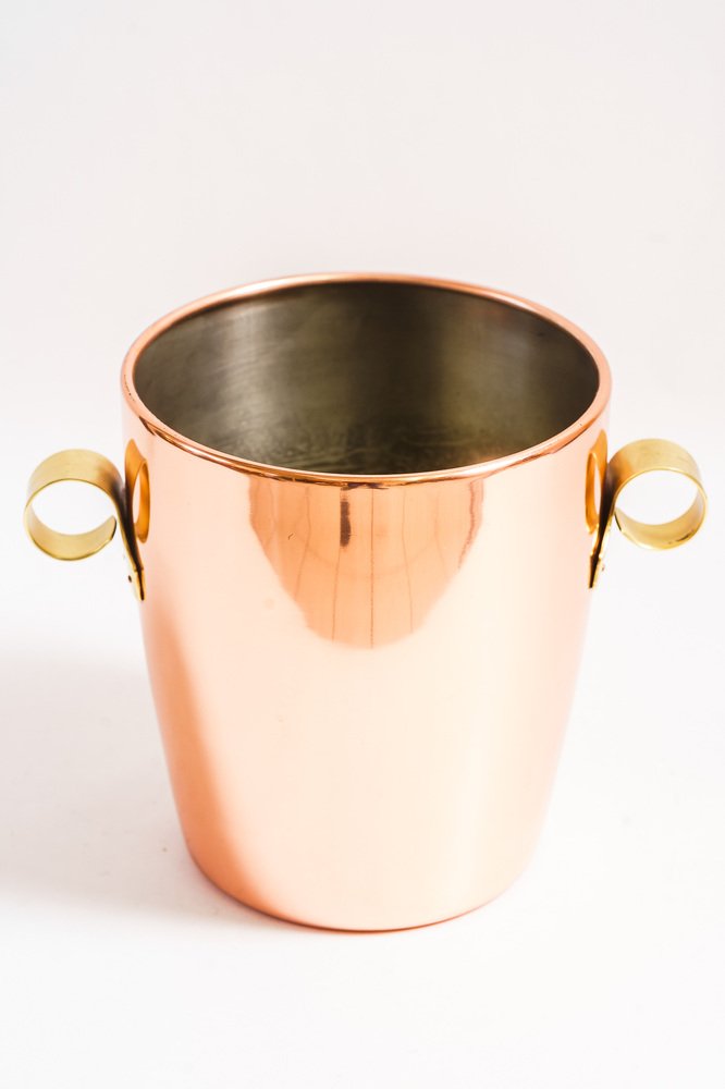 Copper Champagne Bucket, Vienna, 1950s for sale at Pamono