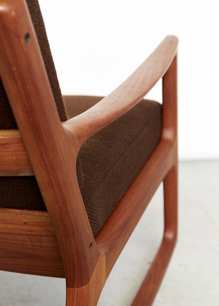 Mid-Century Senator Rocking Chair by Ole Wanscher for France & Son ...