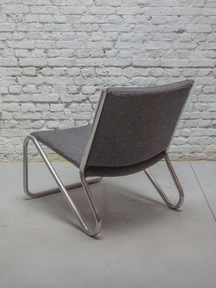 Vintage Chrome Tubular Steel Lounge Chairs, 1964, Set of 6 for sale at ...