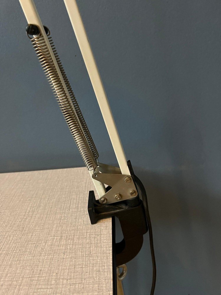 Vintage Office Table Lamp with Clamp Mechanism for sale at Pamono