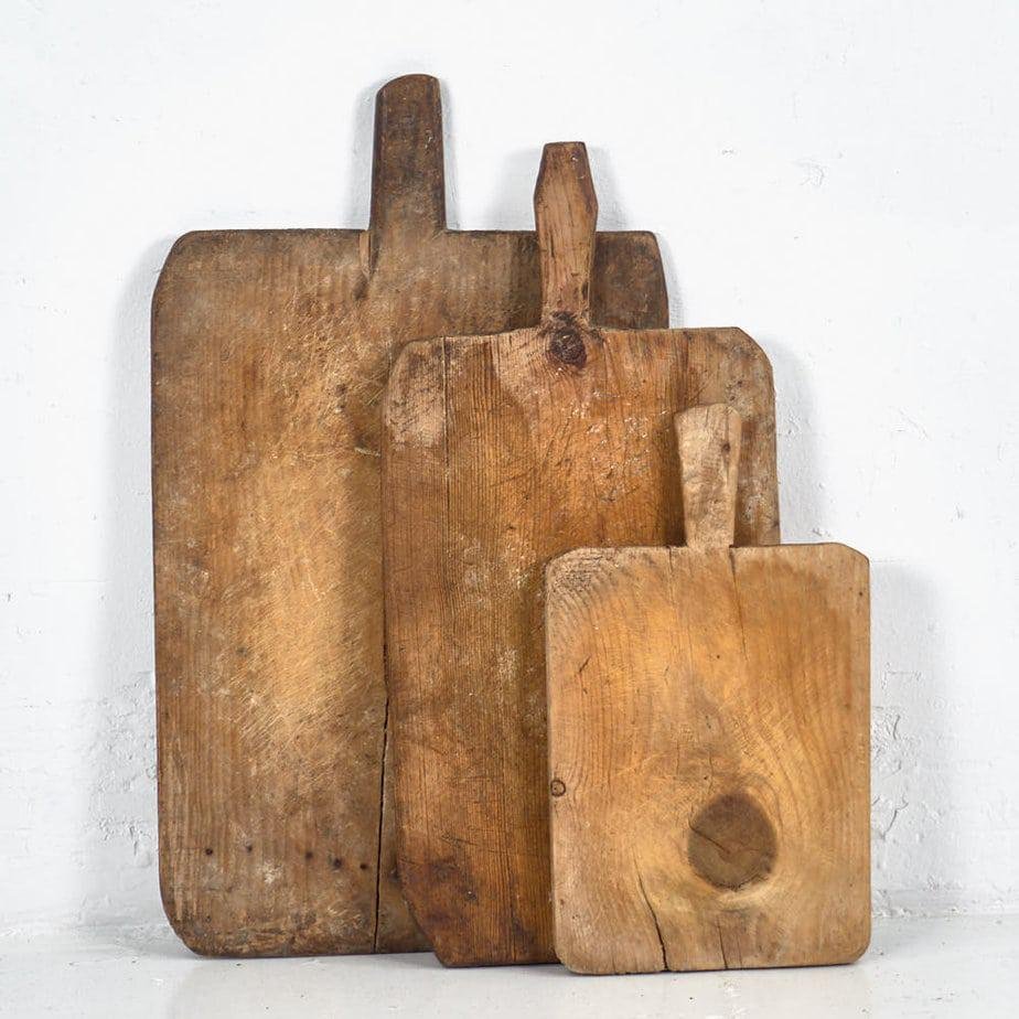 Vintage Rectangular Cutting Boards, 1920, Set of 3 for sale at Pamono