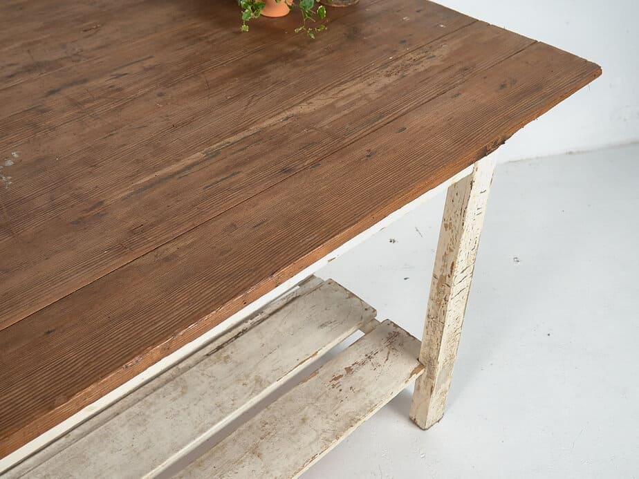 Antique Kitchen Island Table, France, 1900s for sale at Pamono