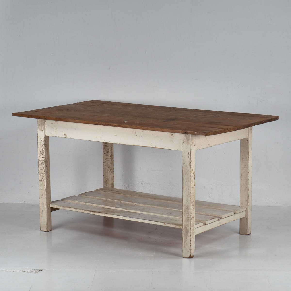 Antique Kitchen Island Table, France, 1900s for sale at Pamono