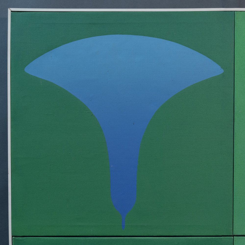 Kozo Inoue, Abstract Composition, 1974, Oil on Canvas for sale at Pamono