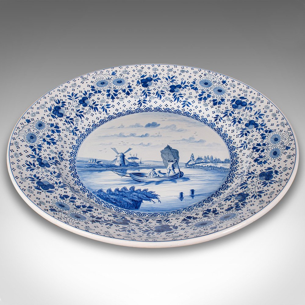 Ceramic Serving Plate, Belgian, 1920s for sale at Pamono