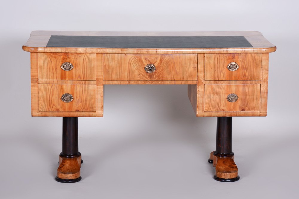 Biedermeier Writing Desk in Ash, Czech, 1830s for sale at Pamono