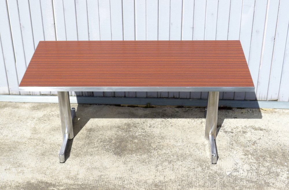 Vintage Rectangular Coffee Table with Laminated Wood Top, 1970s for ...