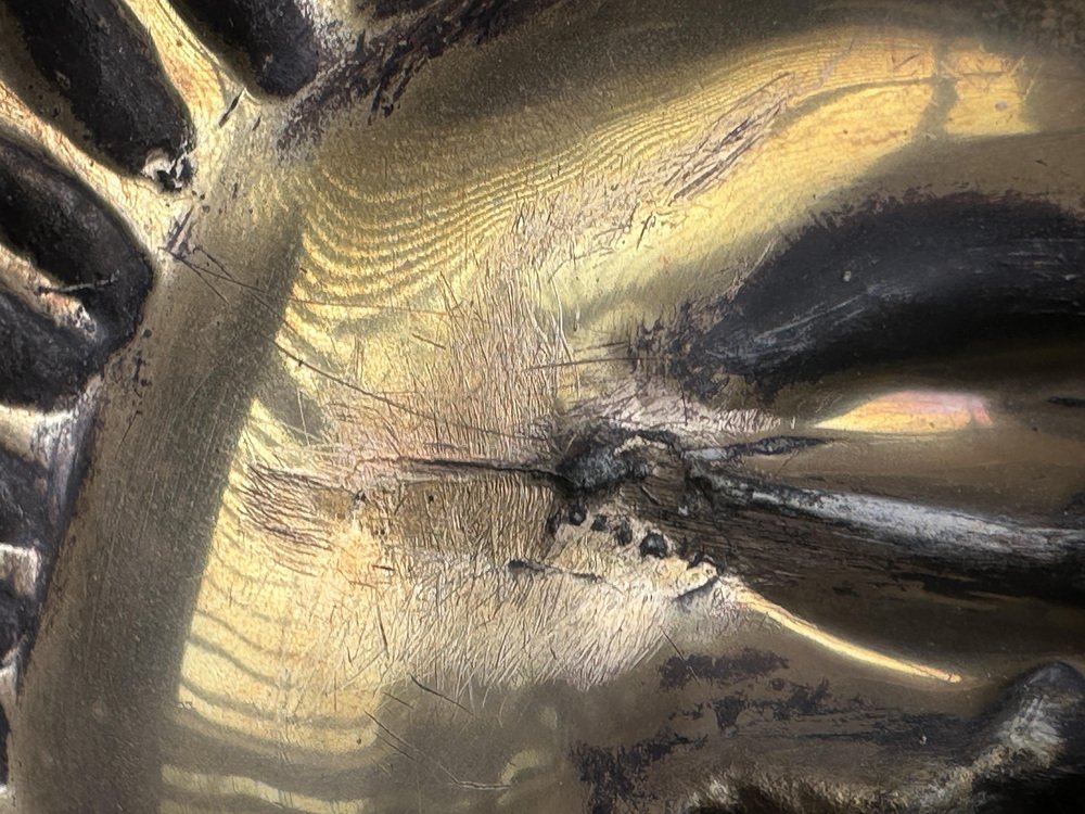 Vintage Bronze Sun Decor, 1970s for sale at Pamono