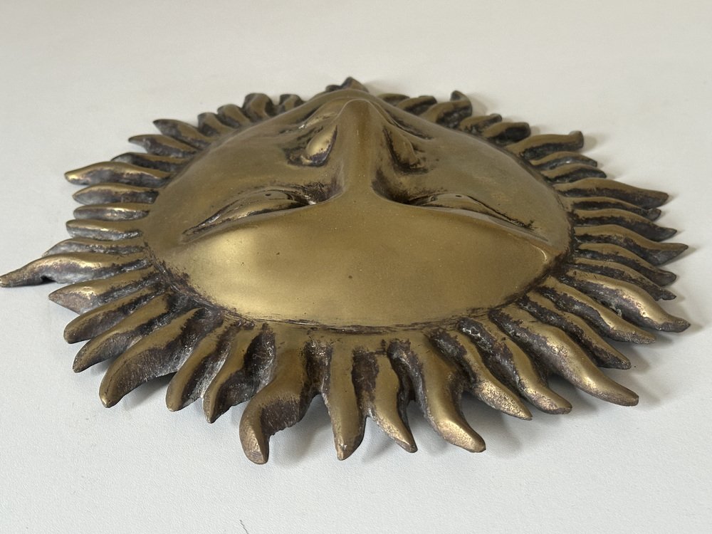 Vintage Bronze Sun Decor, 1970s for sale at Pamono