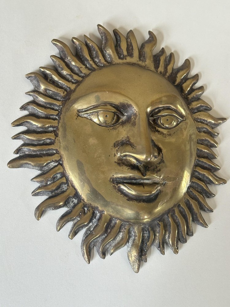 Vintage Bronze Sun Decor, 1970s for sale at Pamono