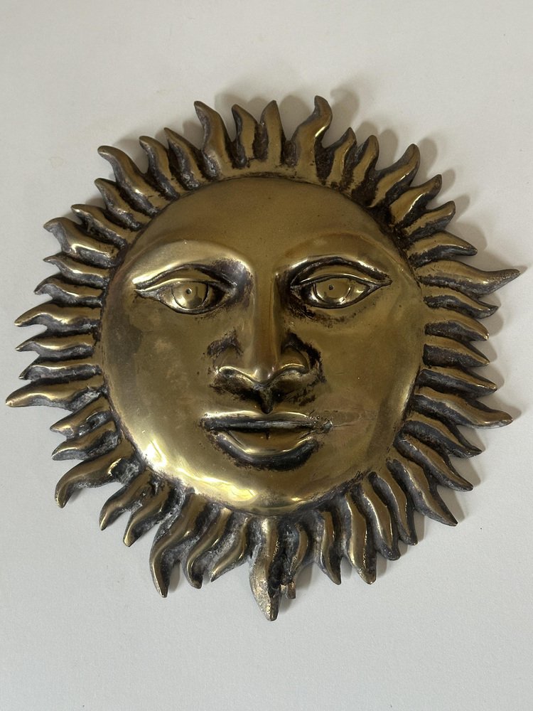 Vintage Bronze Sun Decor, 1970s for sale at Pamono