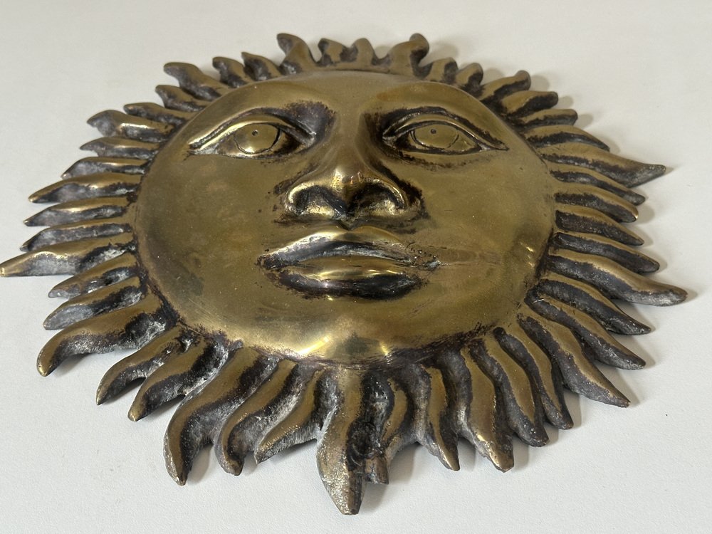 Vintage Bronze Sun Decor, 1970s for sale at Pamono