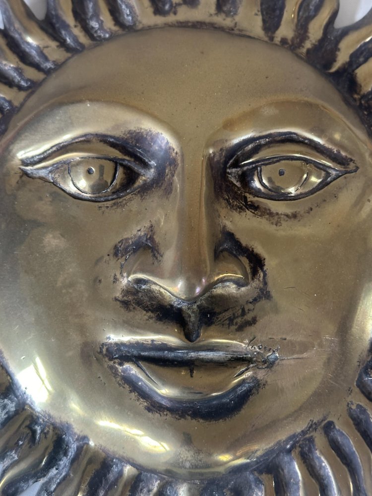 Vintage Bronze Sun Decor, 1970s for sale at Pamono