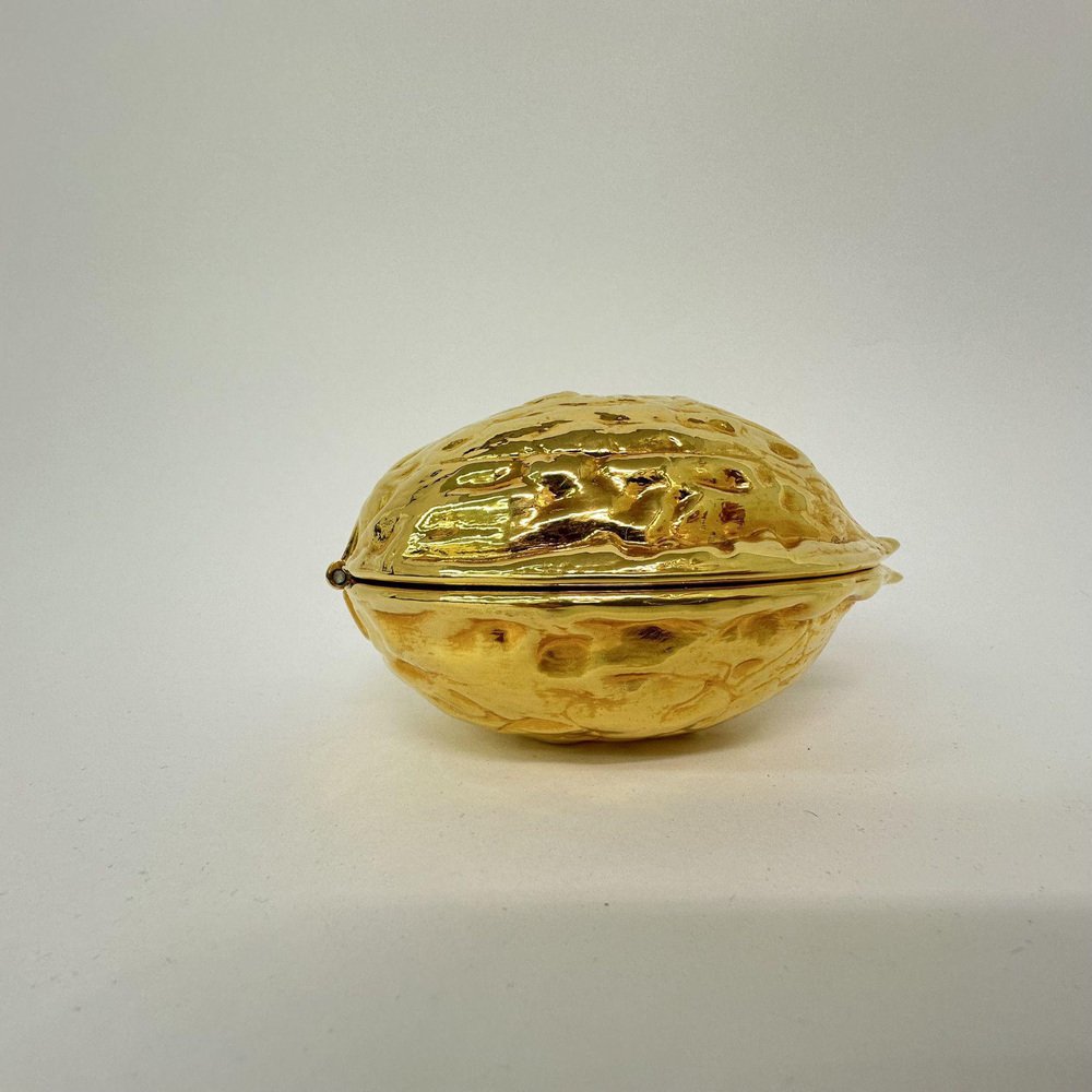 Vintage Gold Wall Nut Shaped Nutcracker, 1970s for sale at Pamono