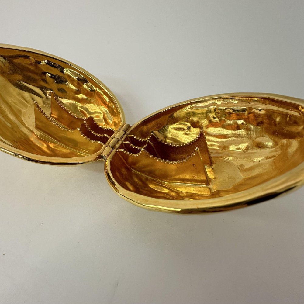 Vintage Gold Wall Nut Shaped Nutcracker, 1970s for sale at Pamono