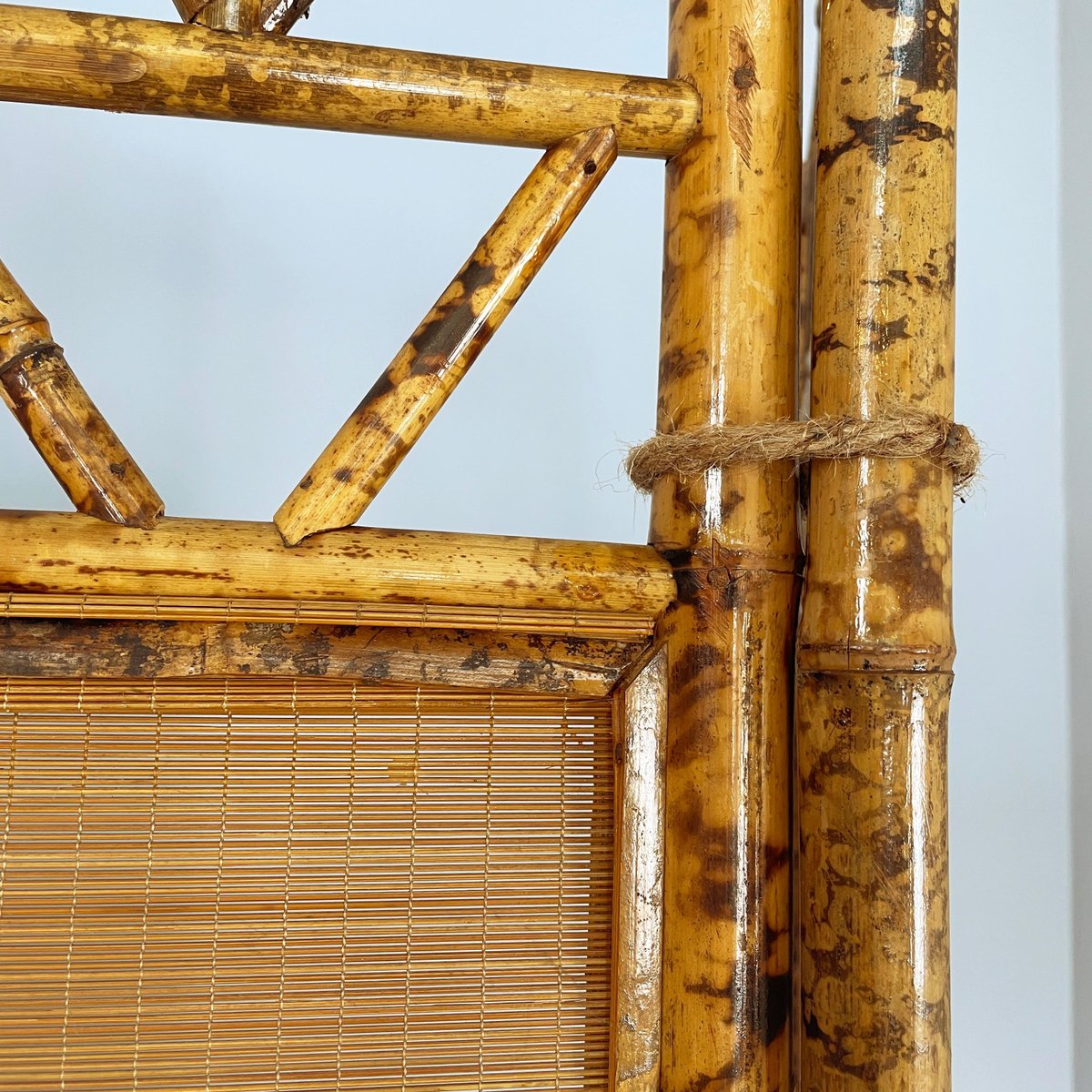 Mid-Century Modern Italian Screen in Bamboo and Rattan, 1950s for sale ...