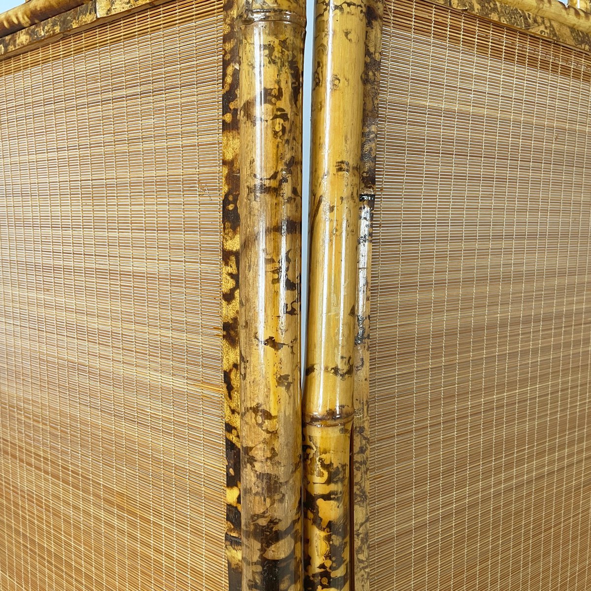 Mid-Century Modern Italian Screen in Bamboo and Rattan, 1950s for sale ...