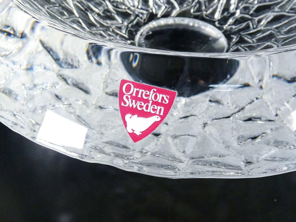 Crystal Vase from Orrefors, Sweden for sale at Pamono