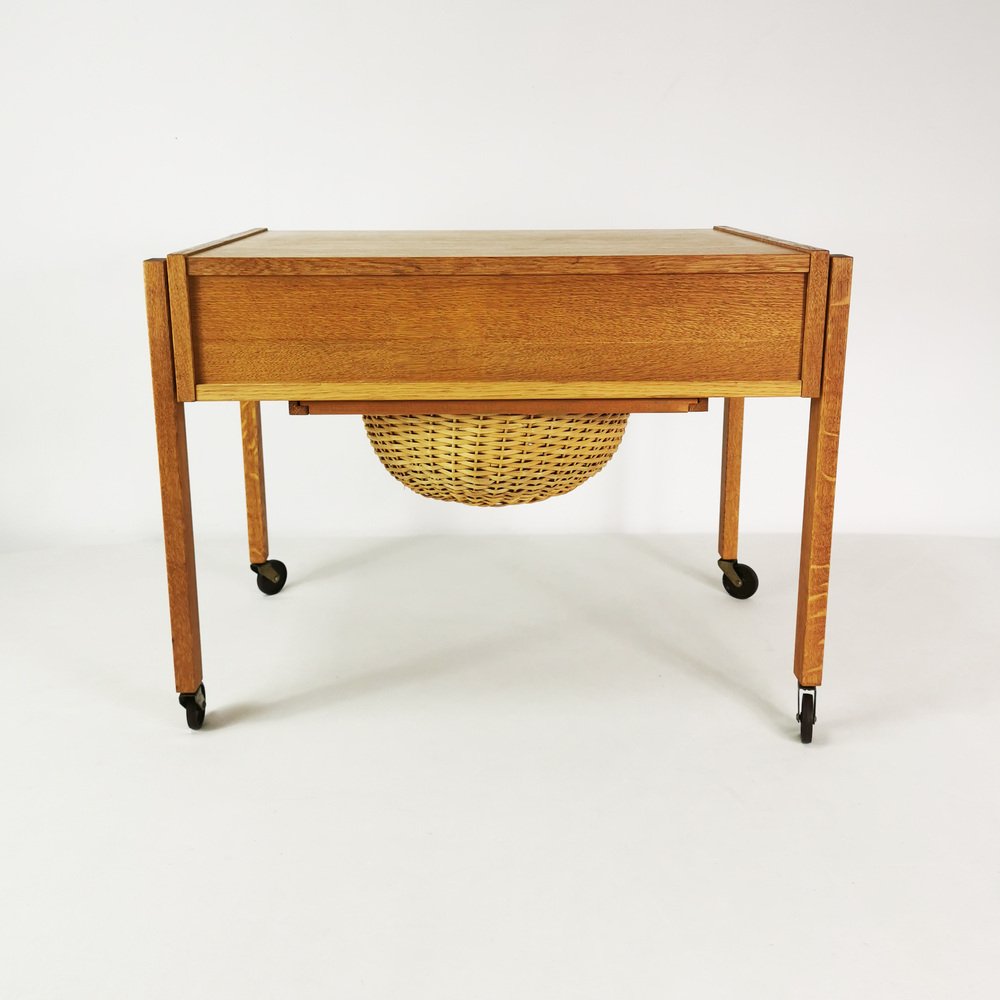 Mid-Century Mobile Side Table, Denmark, 1960s for sale at Pamono