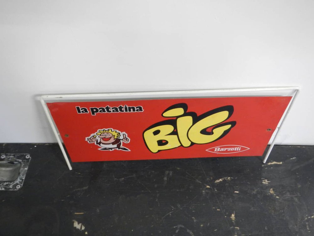 Barzetti Patatina Tin Sign, 1960 for sale at Pamono