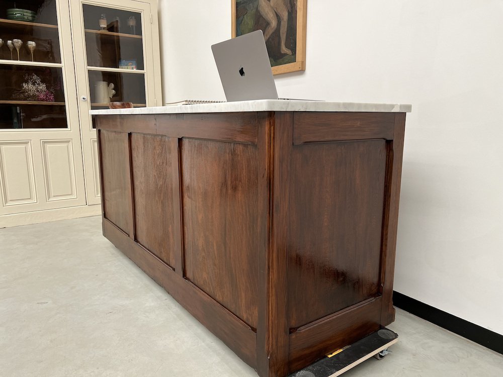 Trading Counter in Oak with Drawers, 1900s for sale at Pamono