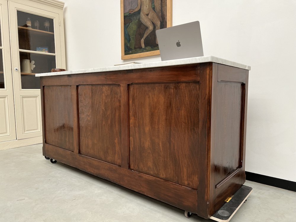 Trading Counter in Oak with Drawers, 1900s for sale at Pamono