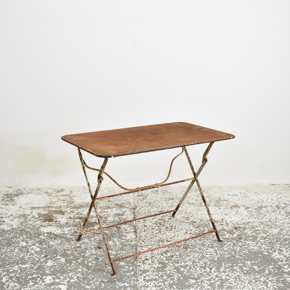 Vintage French Garden Bistro Table, 1920s for sale at Pamono