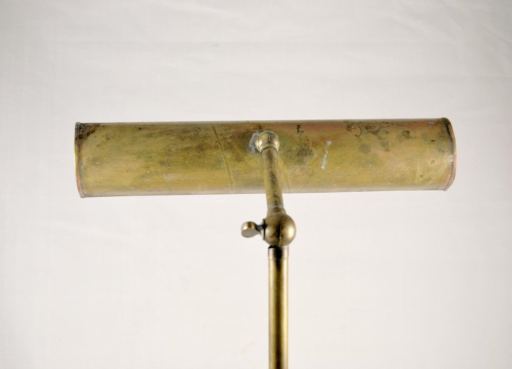 Vintage Brass Table Lamp, 1940s for sale at Pamono