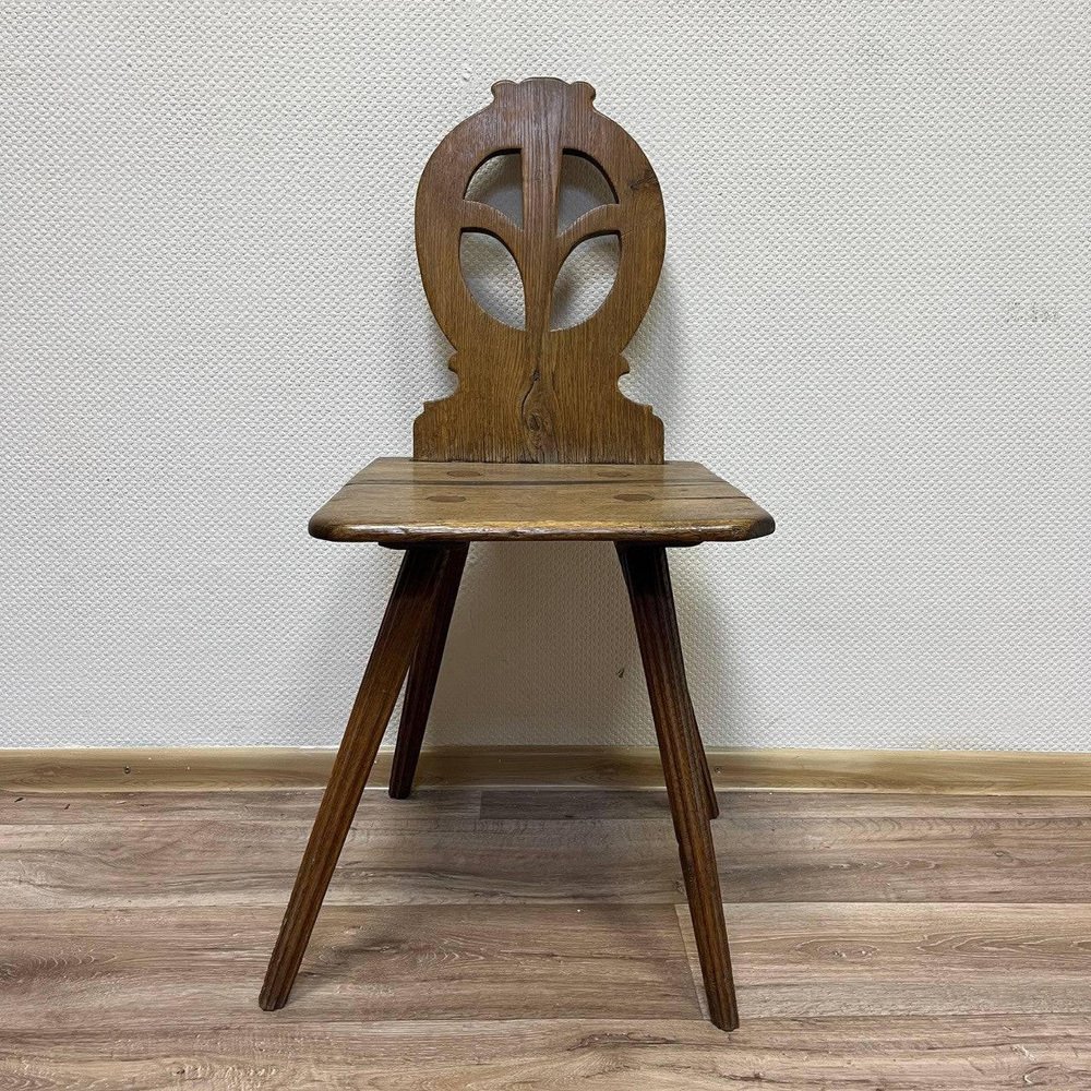 German Farm Chairs in Oak, 1800s for sale at Pamono