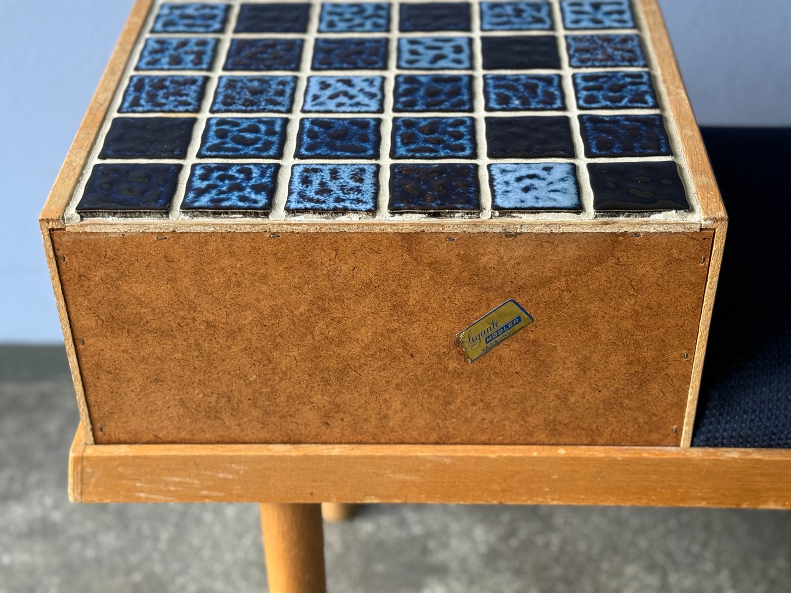 Entryway Telephone Bench Decorated with Ceramic Tiles, 1960s for sale ...