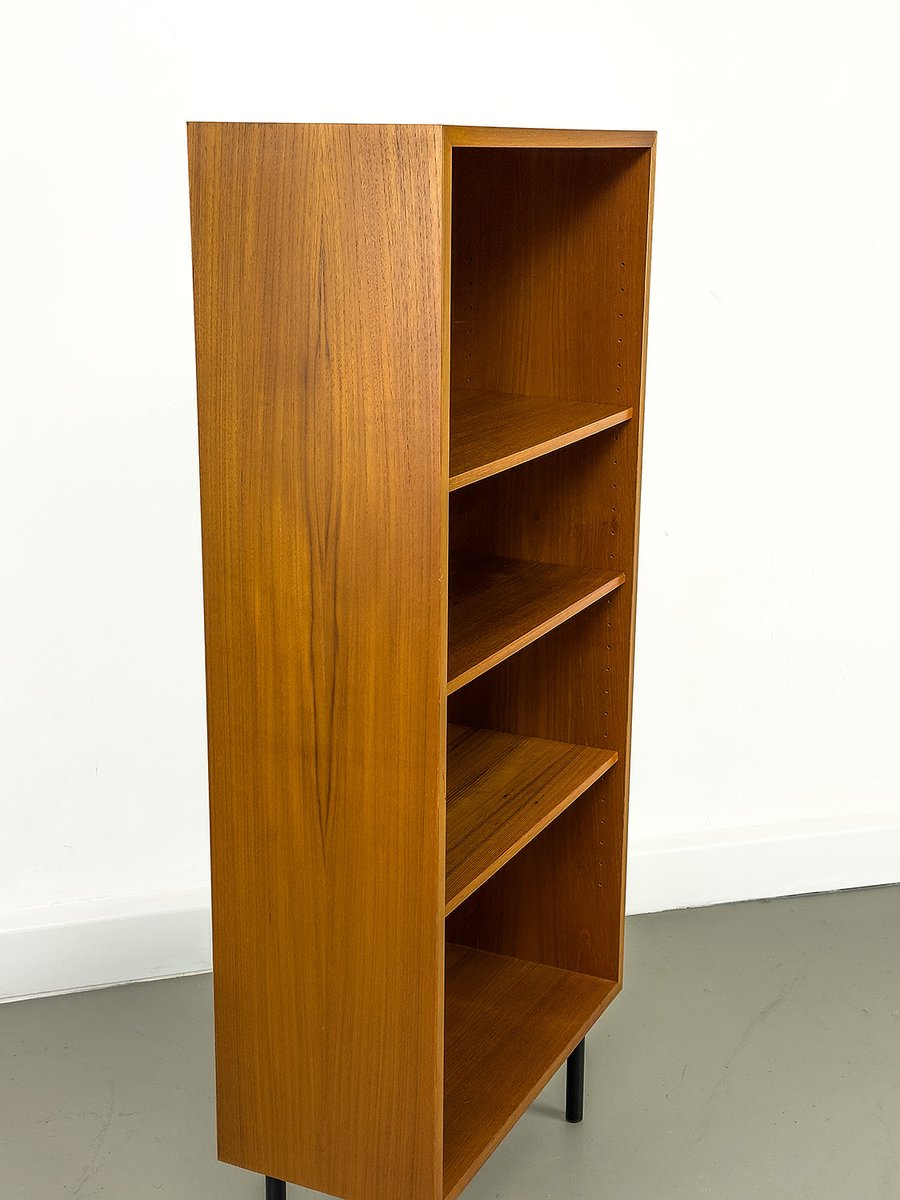 Narrow Teak Bookshelf from Omann Jun, 1960s for sale at Pamono