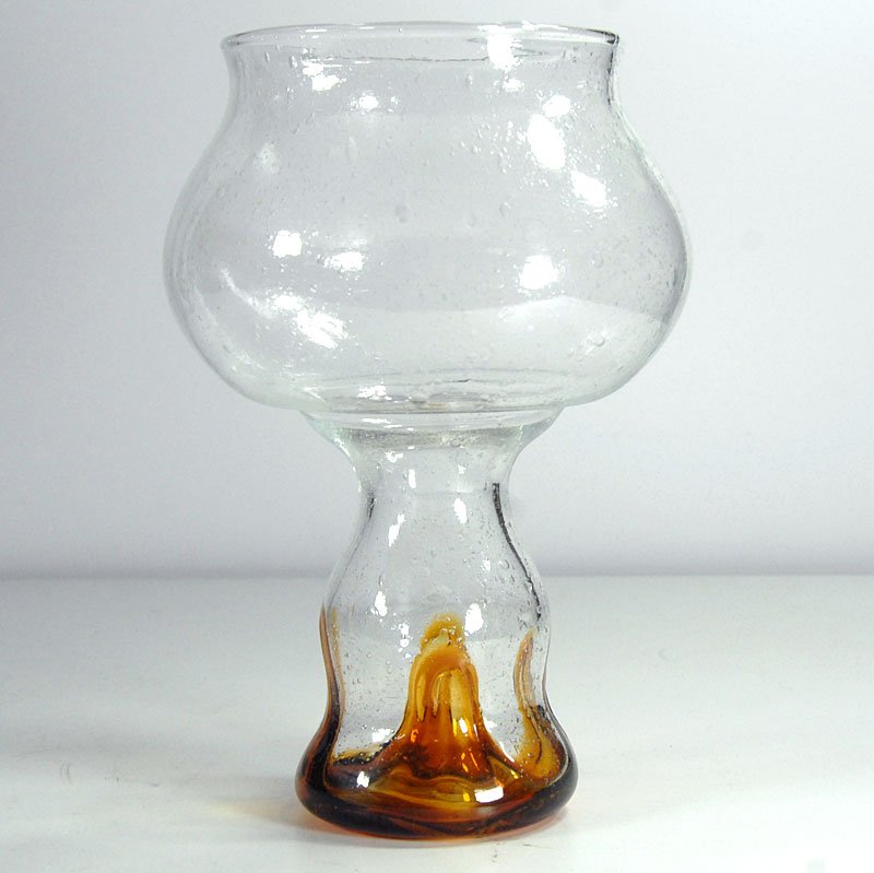 Vintage Bubble Glass Vase from Joska, 1970s for sale at Pamono
