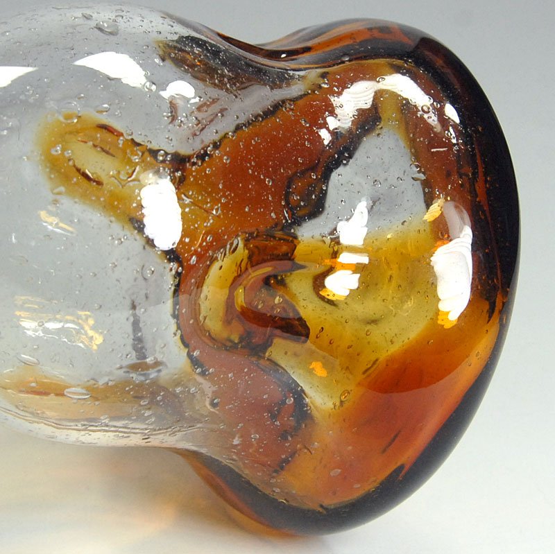 Vintage Bubble Glass Vase from Joska, 1970s for sale at Pamono