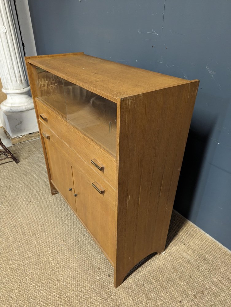 Vintage Oak Plaque Storage Unit for sale at Pamono