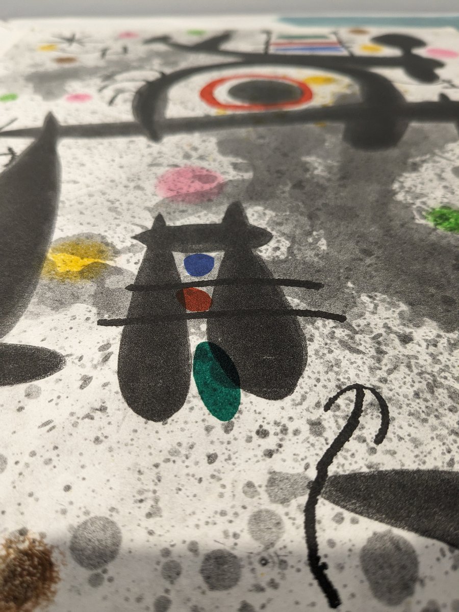 Joan Miro, Composition, Original Lithograph, 1971 for sale at Pamono