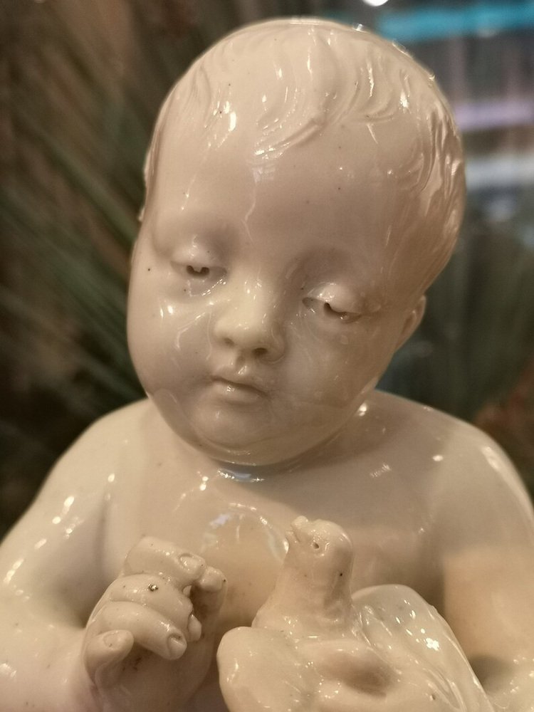 White Porcelain Baby Figurine after Pigalle from Capodimonte, 1800s for ...