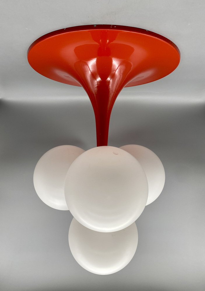Space Age Ceiling Lamp by Max Bill for Temde, 1960s for sale at Pamono