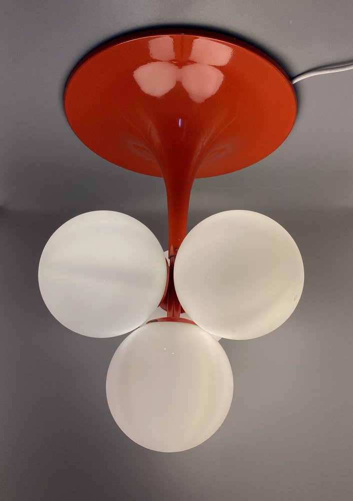 Space Age Ceiling Lamp by Max Bill for Temde, 1960s for sale at Pamono
