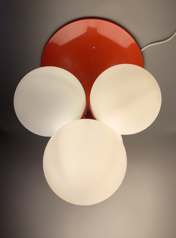 Space Age Ceiling Lamp by Max Bill for Temde, 1960s for sale at Pamono
