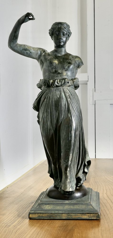 Neo-Classical Bronze Statue of Hebe the Greek Goddess of Youth, 1800s ...