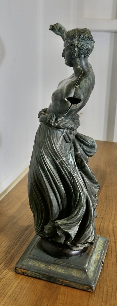 Neo-Classical Bronze Statue of Hebe the Greek Goddess of Youth, 1800s ...