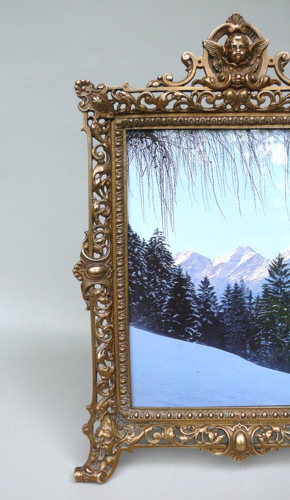 Antique Picture Frame with Mythical Creatures in Bronze, 1850 for sale ...