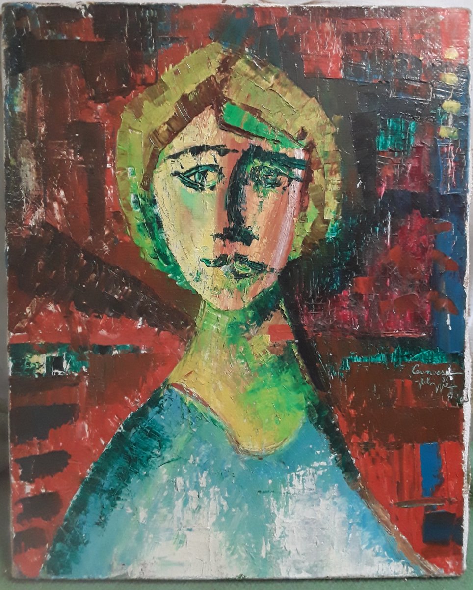 Philippe Counasse, Eglise Gothique, 1981, Oil Painting on Canvas ...