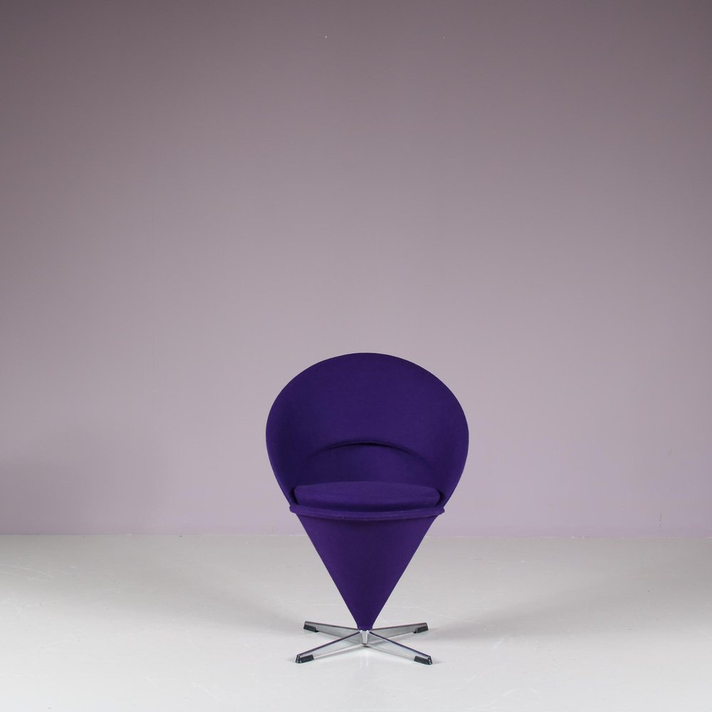 Cone Chair by Verner Panton for Plus Linje, Denmark, 1960s for sale at ...