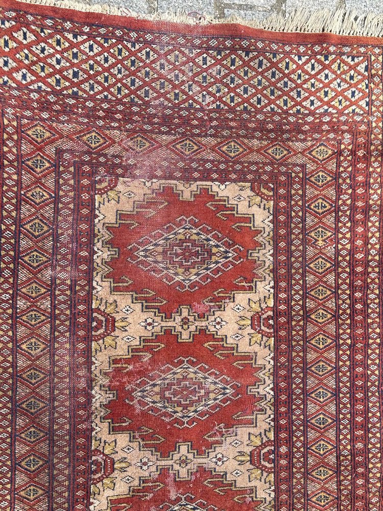 Vintage Pakistani Turkmen Style Rug, 1980s for sale at Pamono